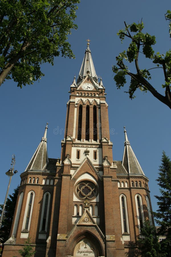 Red Church stock photo. Image of religion, outdoor, cathedral - 19621248