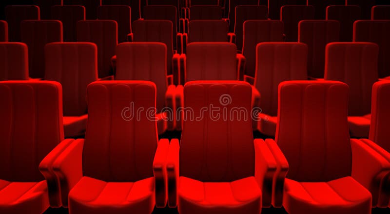 Cinema seats stock image. Image of premiere, hall, industry - 11256915