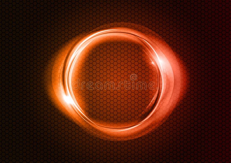 Red circle stock vector. Illustration of decoration, abstract - 28872196