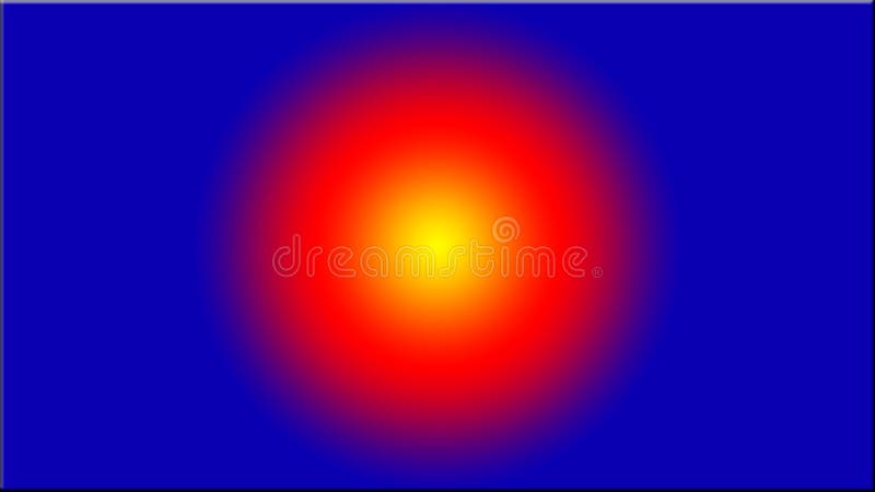 Red Circle on a Blue Background Stock Illustration - Illustration of ...