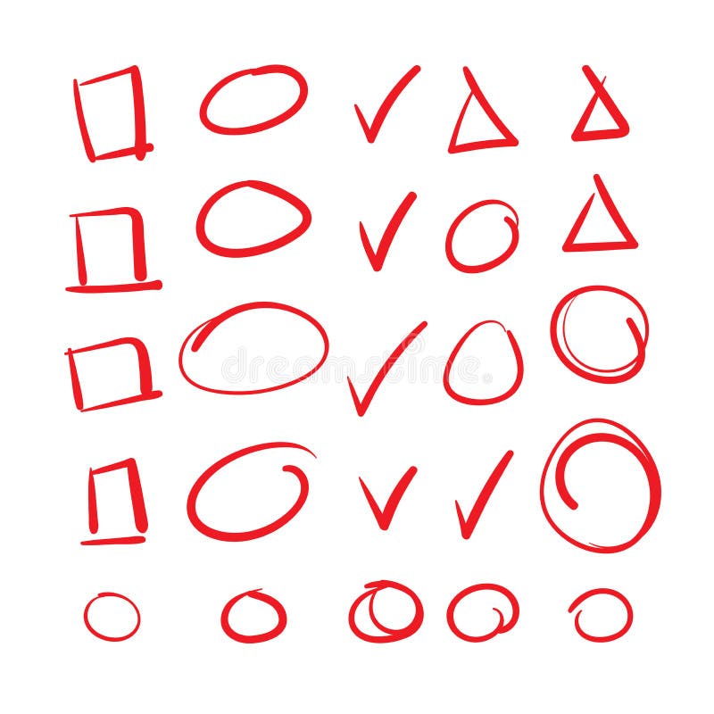 Circle Check Mark Red Stock Illustrations – 4,920 Circle Check Mark Red ...