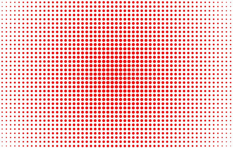 Red Circle Consisting of Small Circles. Stock Vector - Illustration of ...