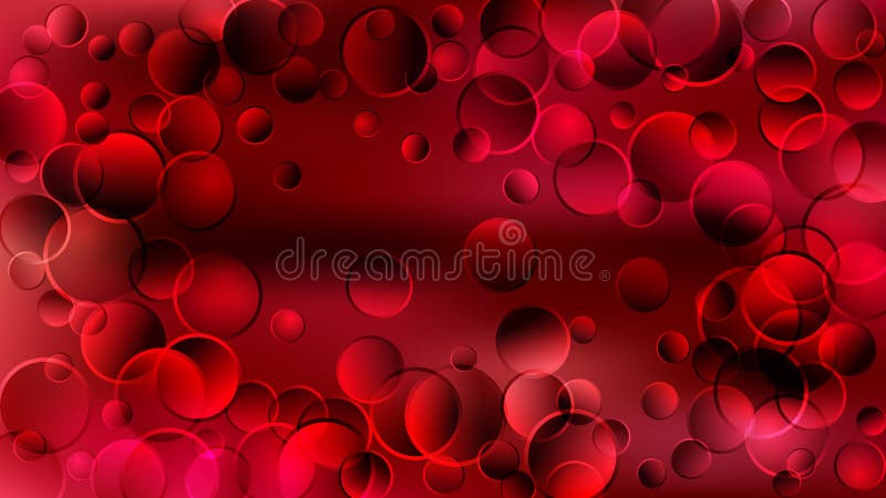Red Circle Heart Background Beautiful Elegant Illustration Graphic Art ...