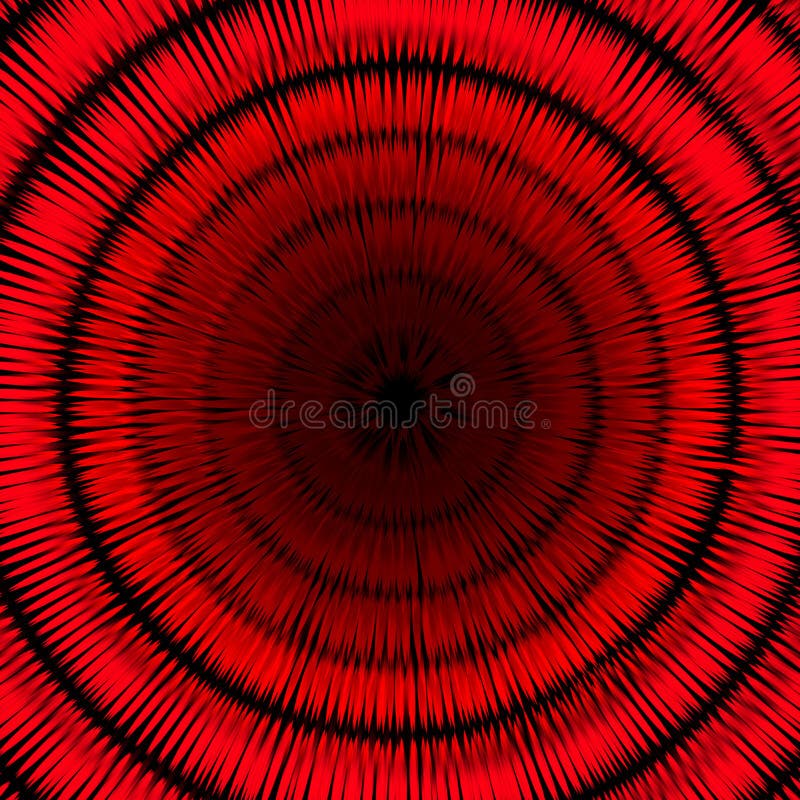 Red Circle Hole in the Dark or Background. Stock Illustration ...