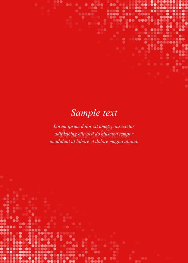 Red Page Corner Design Template Stock Vector - Illustration of brochure ...