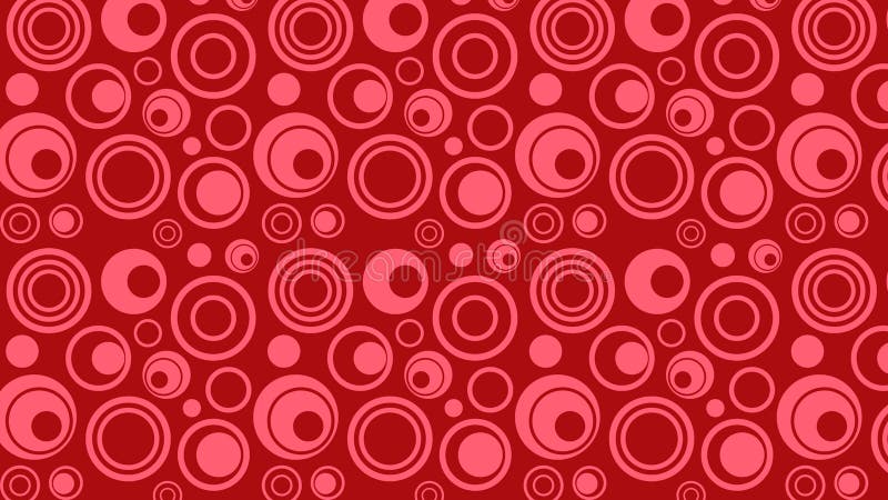 Red Circle Pattern Design stock vector. Illustration of geometric ...