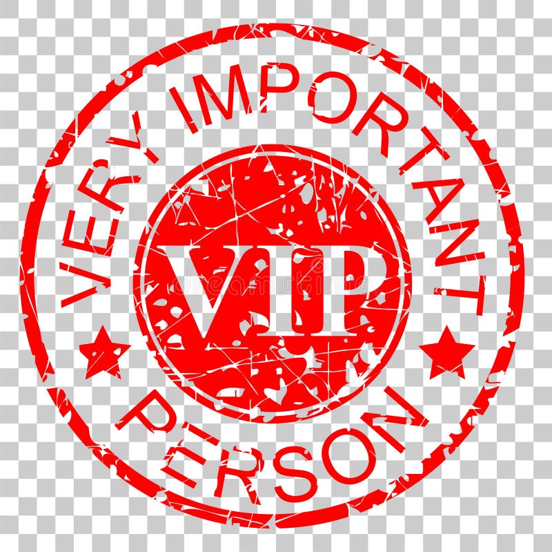 Red Circle Rubber Stamp Effect : VIP, Very Important Person Stock ...