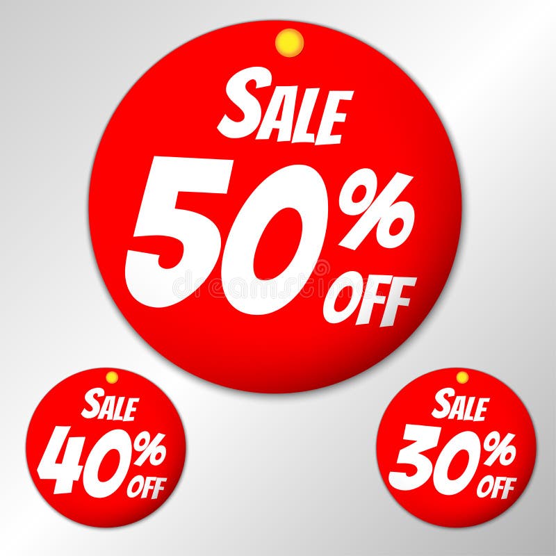 Circle sale badge stock vector. Illustration of isolated - 125227779