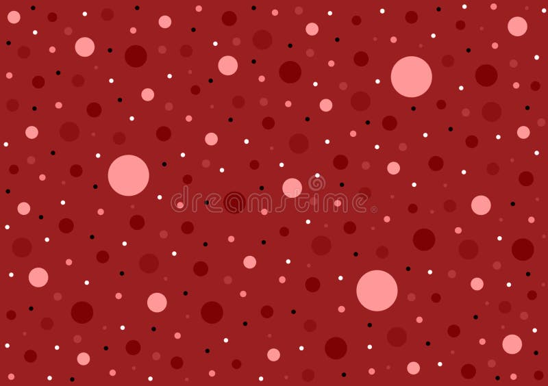 Red Circles Pattern Backgrounds Design Wallpaper Stock Illustration ...