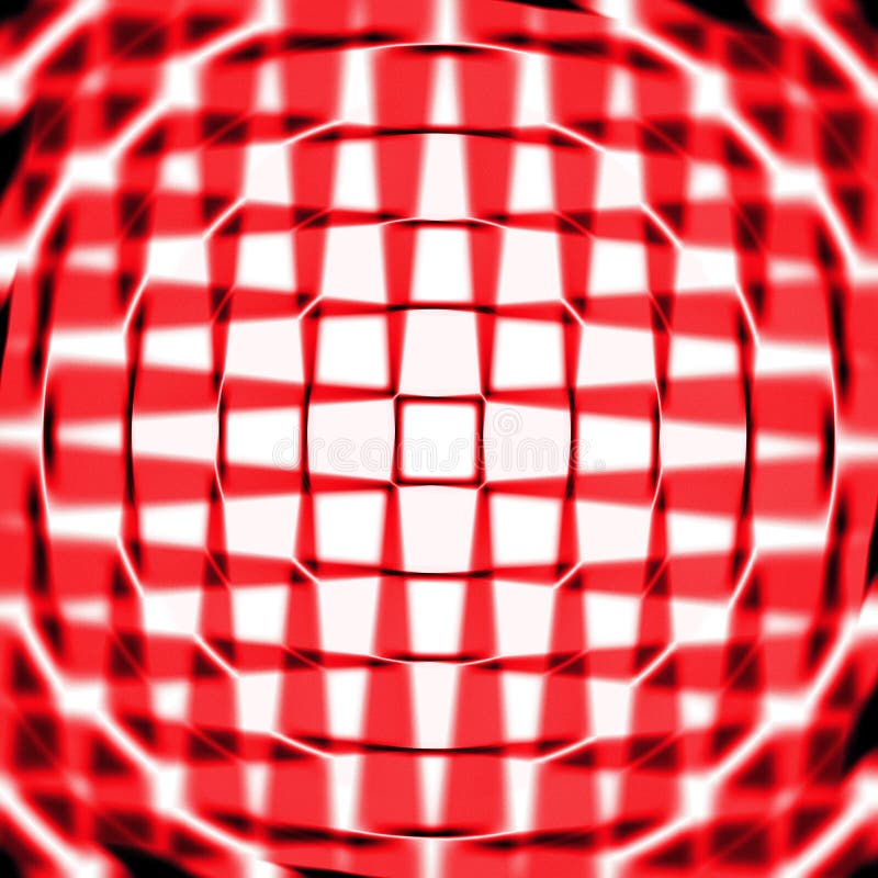 Red Circles and Star Pattern Stock Illustration - Illustration of ...