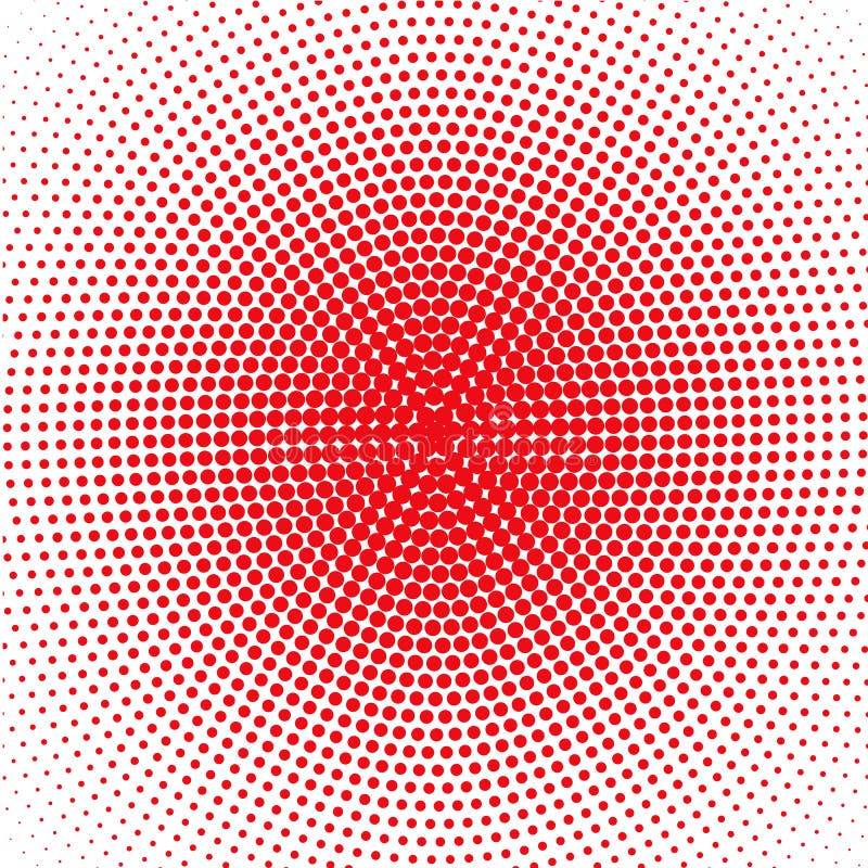 Red Circles on White Background Stock Vector - Illustration of points ...