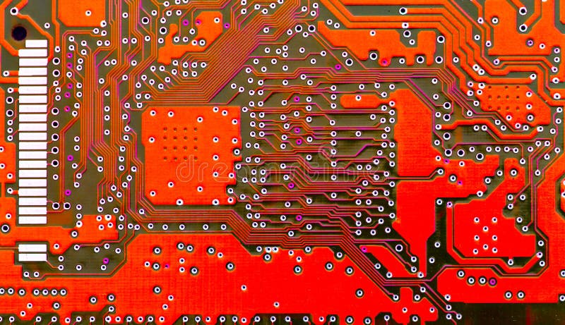 Red circuit board stock photo. Image of background, board - 2721238