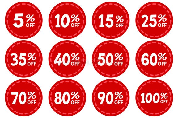 Discount Label Special Promotion Offer Sale Tag Stock Vector ...