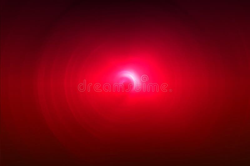 Red Circular Glow Wave. Lighting Effect Abstract Background. Stock ...