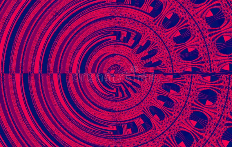 Red Circular Pattern Background. Stock Illustration - Illustration of ...