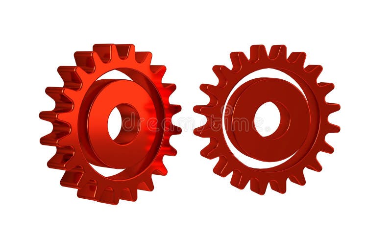 Red Circular Saw Blade Icon Isolated on Transparent Background. Saw ...