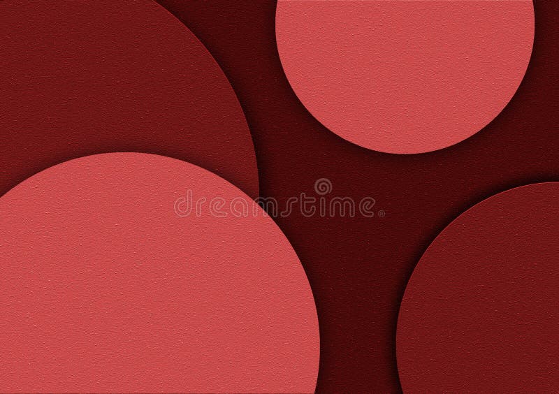 Red Circular Shaped Background Design for Wallpaper Stock Photo - Image ...