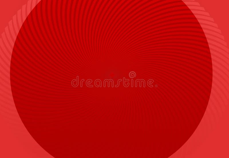 Red Circular Striped Gradient Background with Red Circle Stock ...