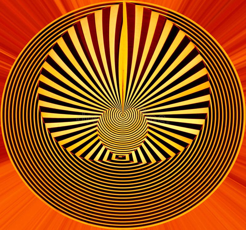Red circular vortex stock illustration. Illustration of vibrant - 196968820