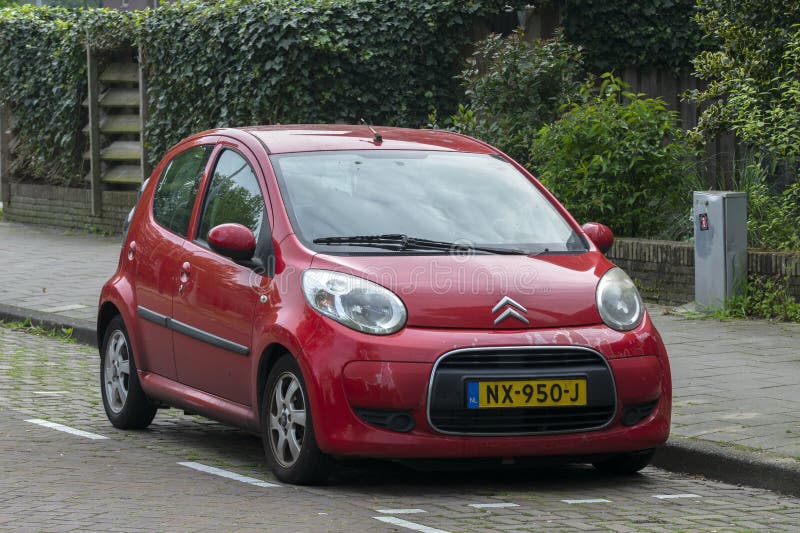 Red Citroen Car at Amsterdam the Netherlands 15-5-2023 Editorial Stock ...