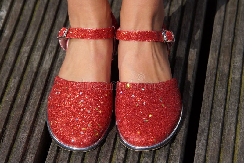 Red classic dancing shoes stock photo. Image of footwear - 100056834