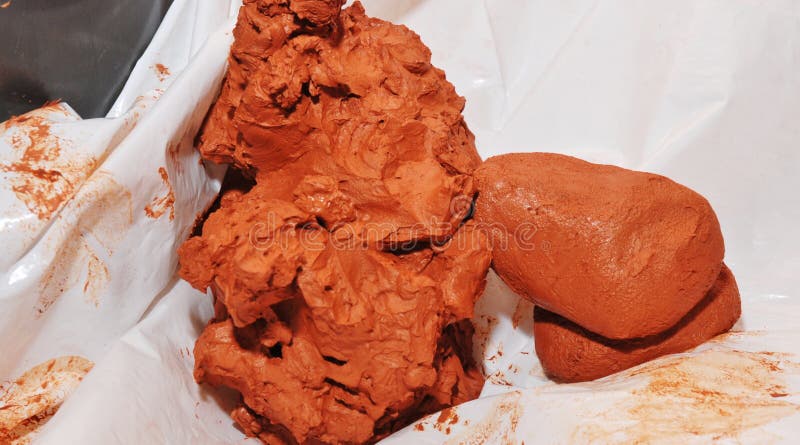 Red clay stock photo. Image of material, water, layer - 29437326