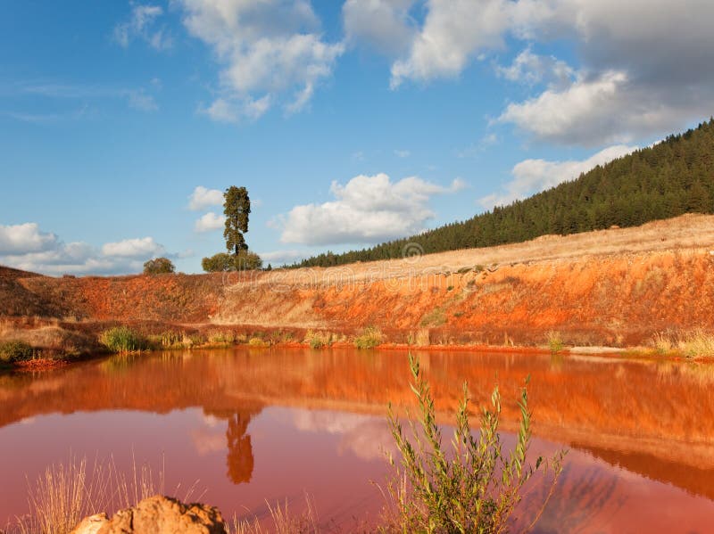 Red Clay Pond stock photo. Image of discover, dirt, america - 23194294