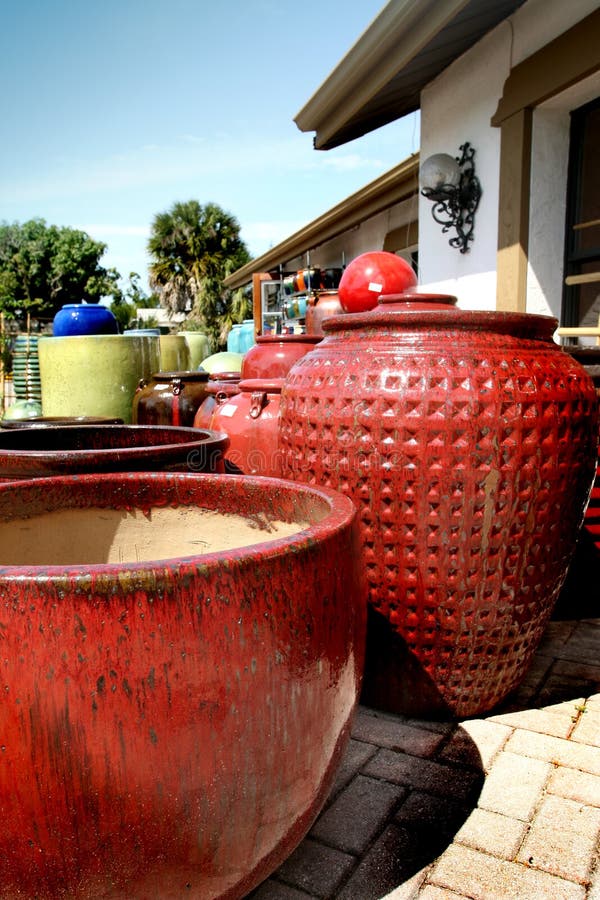 Red Clay Pots Picture. Image: 4595668
