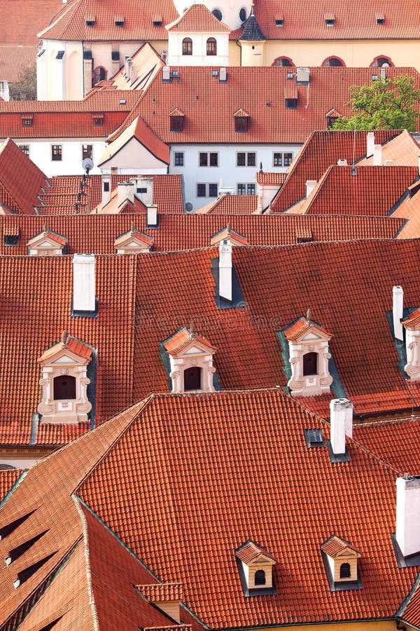 Red clay roofs stock photo. Image of brown, historic - 32567808