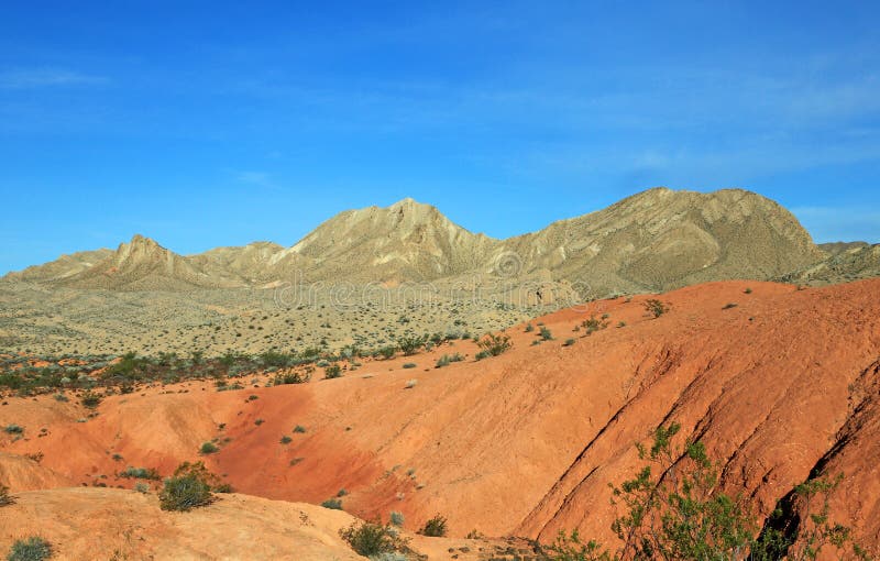 Red cliff stock image. Image of trail, beauty, desert - 129702505