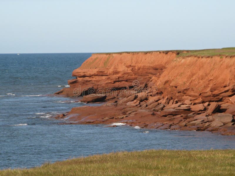 Red Cliffs stock photo. Image of oceanview, landscape - 2931444