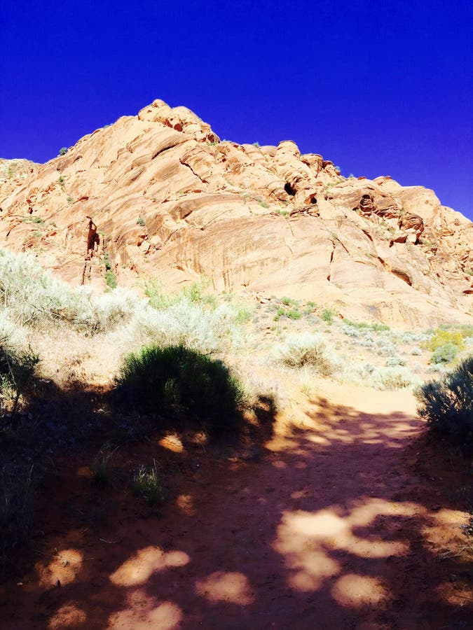 Red Cliffs - Hurricane Utah Stock Image - Image of canyon, trail: 79389057