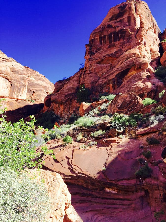 Red Cliffs - Hurricane Utah Stock Photo - Image of wilderness ...