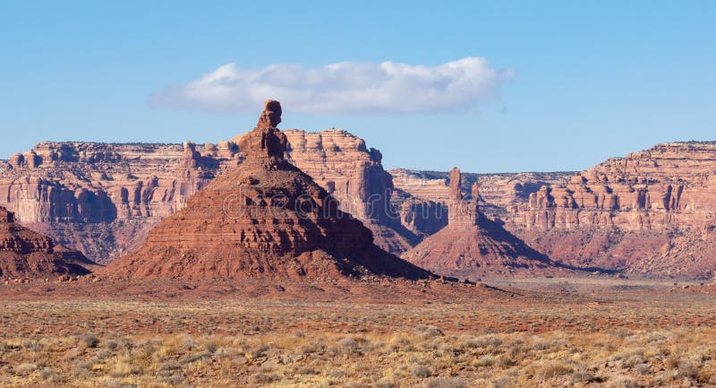 Layers on a Red Sandstone Cliff Stock Image - Image of rock, cliff ...