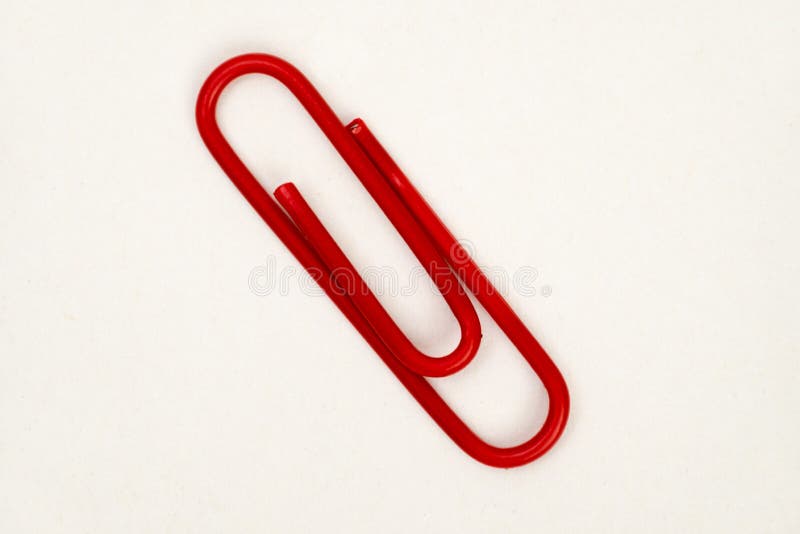 Red Clip stock photo. Image of appliance, metallic, symbol - 77590366
