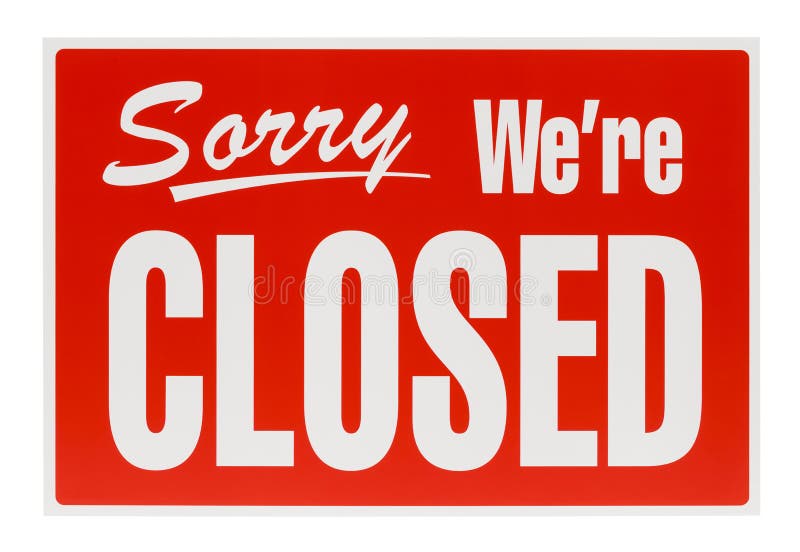 Closed Sign stock image. Image of shop, service, billboard - 83309