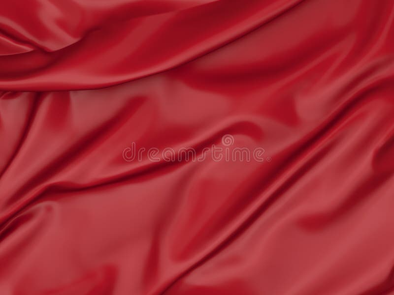 Red Cloth Background. Satin Luxury Fabric Texture Stock Illustration ...