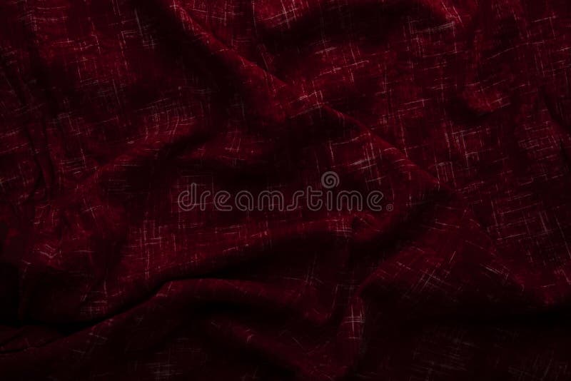 Red Cloth Background and Texture, Grooved of Red Fabric Abstract Stock ...
