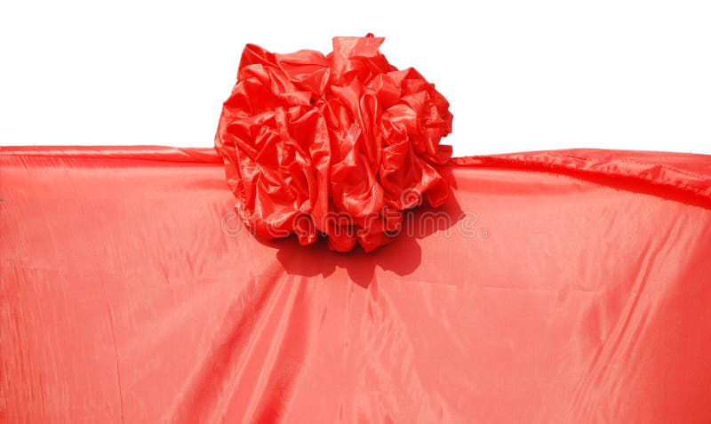The red cloth and flower stock photo. Image of celebrate - 7538916