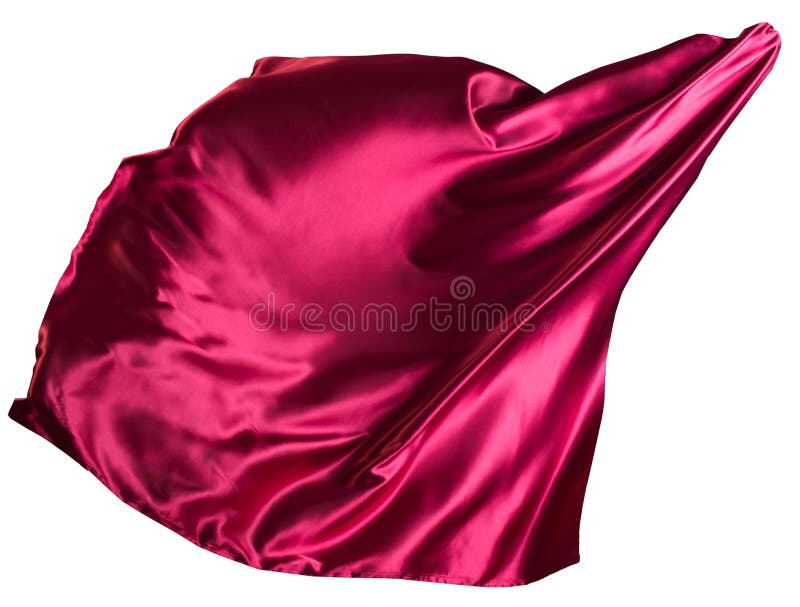 Red cloth flutters stock image. Image of wave, abstract - 277171389