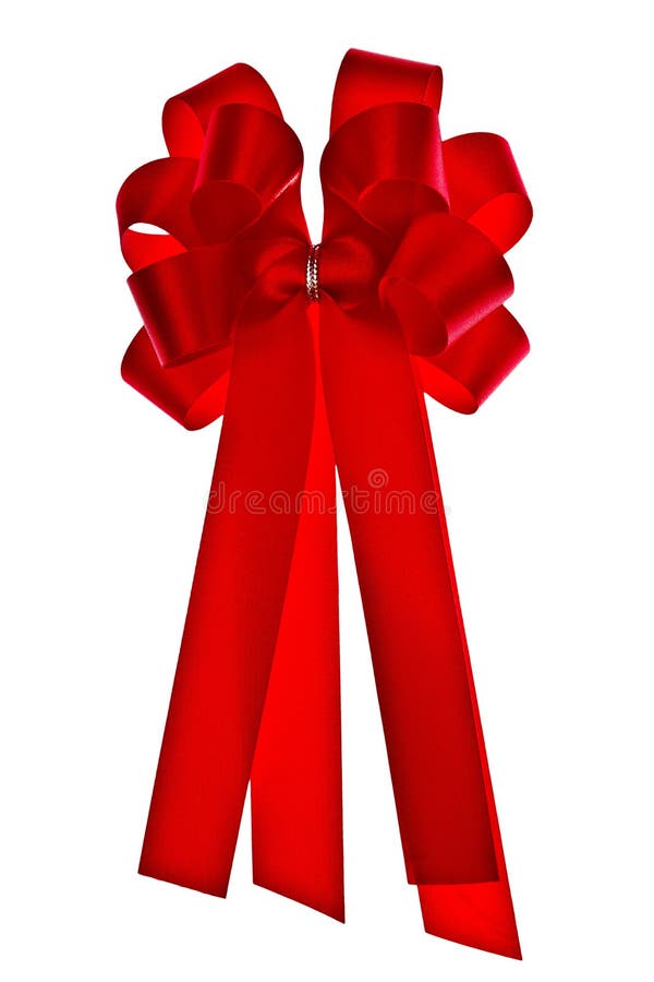 Red cloth ribbon stock image. Image of decorative, object - 23863361