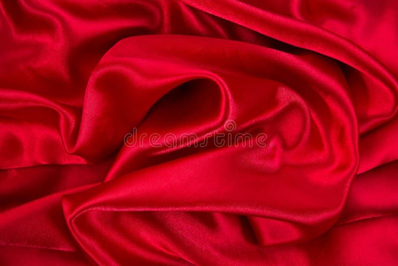 Red Cloth Waves Background Texture. Red Cloth Background Stock Photo ...