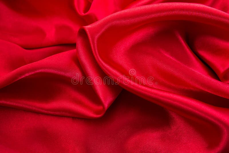 Red Cloth Waves Background Texture. Red Cloth Background Stock Photo ...