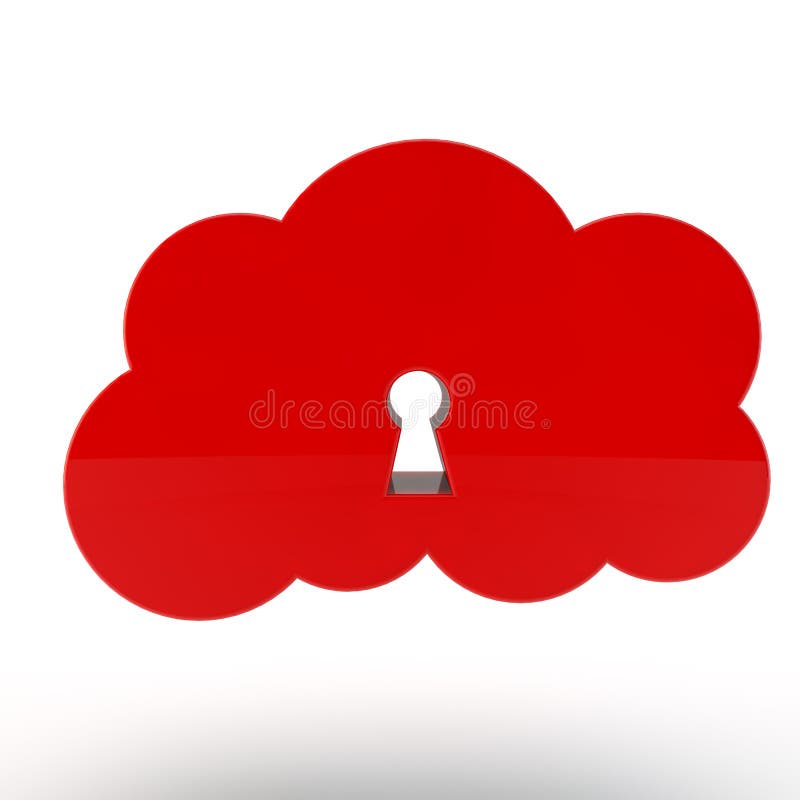 Red cloud of data stock illustration. Illustration of global - 43163098