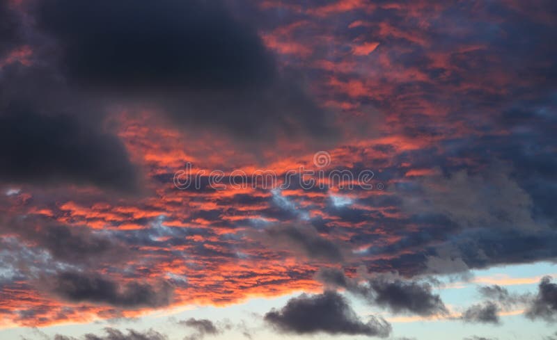 Red cloud sky stock photo. Image of cloudscape, weather - 47630244