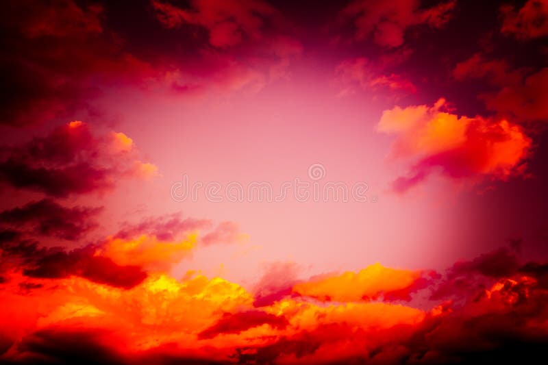 Red Clouds Background stock image. Image of windstorm - 332582815