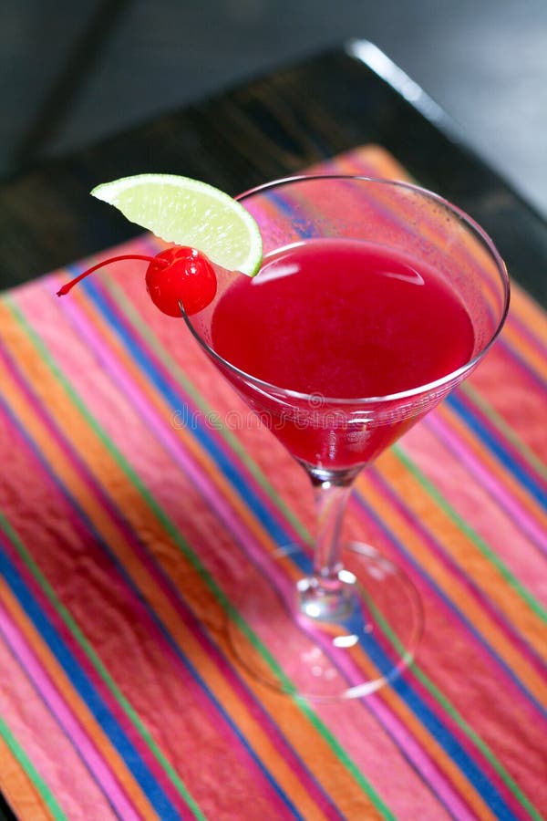 Red cocktail stock image. Image of glassy, spiral, party - 10271243