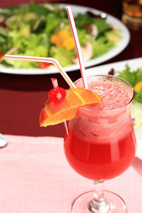 Red cocktail stock image. Image of sweet, glass, refreshment - 10425353