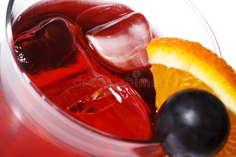 Red Cocktail stock image. Image of thirsty, alcoholic - 12038825