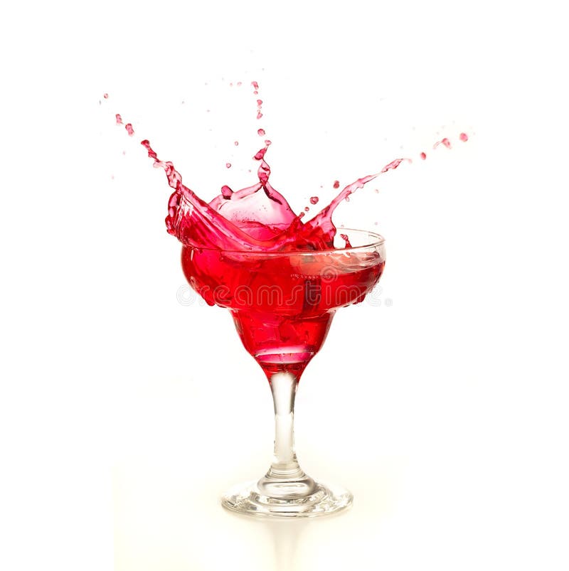 Red liquid splash stock image. Image of alcoholic, overflow - 2172891
